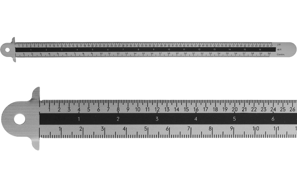 Cicero Stalen Grafische Maatlat - Snijliniaalpunt.nl