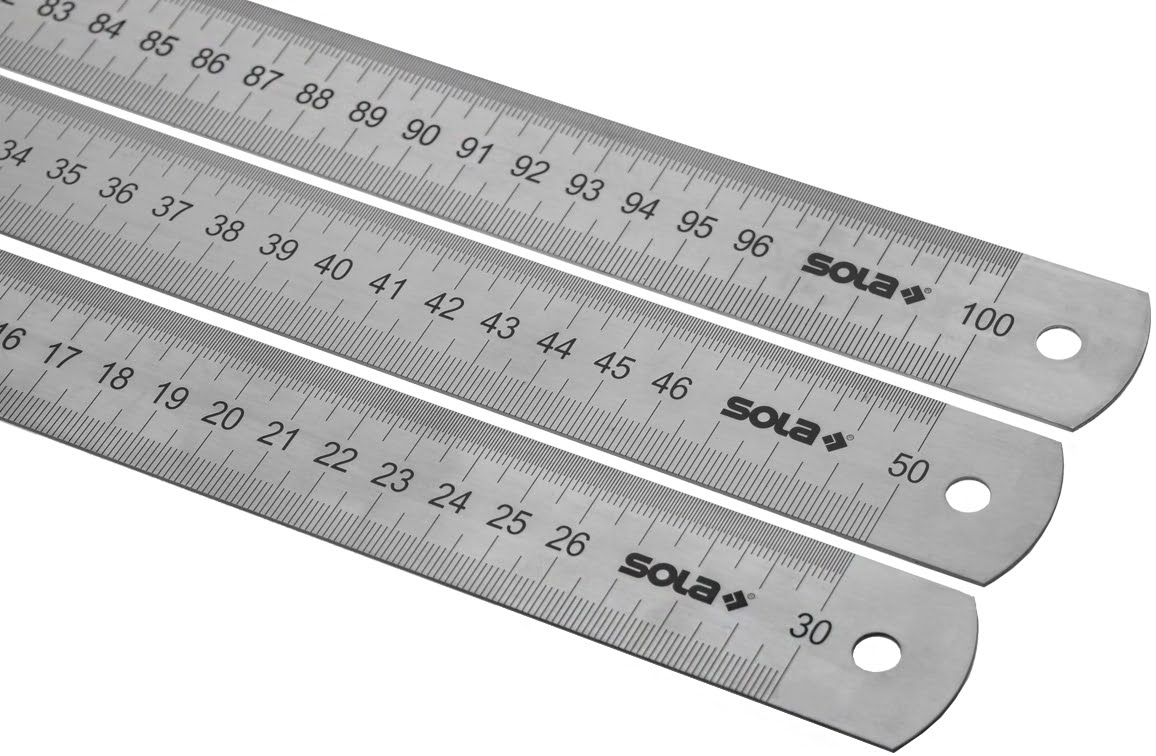 Sola Basic Stalen liniaal - Snijliniaalpunt.nl