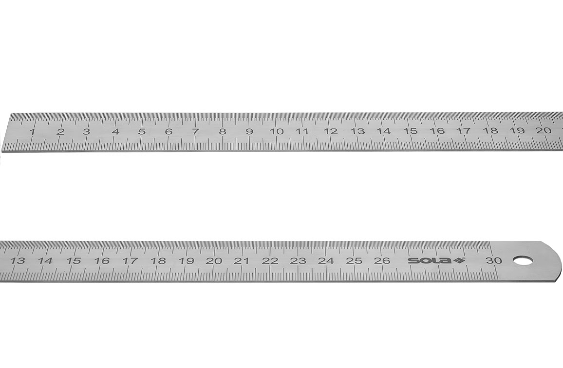 Sola Basic Stalen liniaal - Snijliniaalpunt.nl